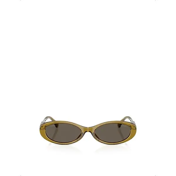 Chanel Oval-frame Acetate Sunglasses