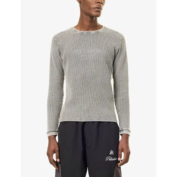 PELLADOR Waffle Crew-neck Knitted Jumper