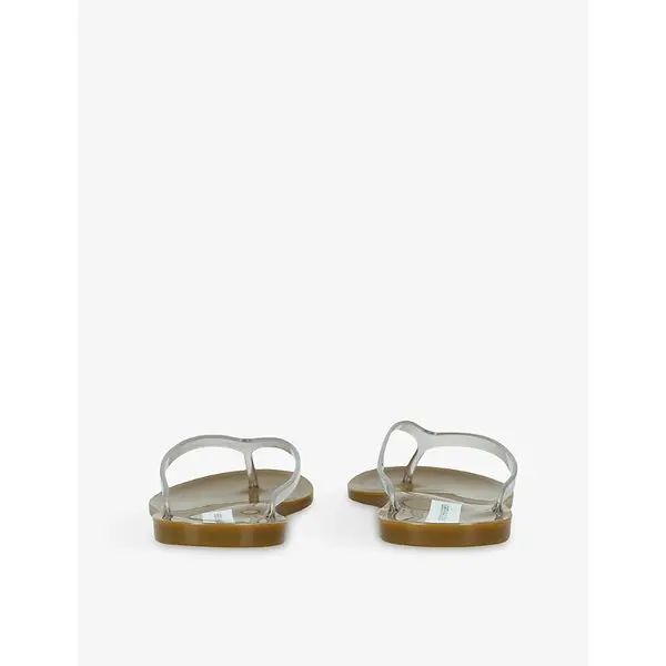 Christopher Esber Jo Pvc Flip Flops - Khaki