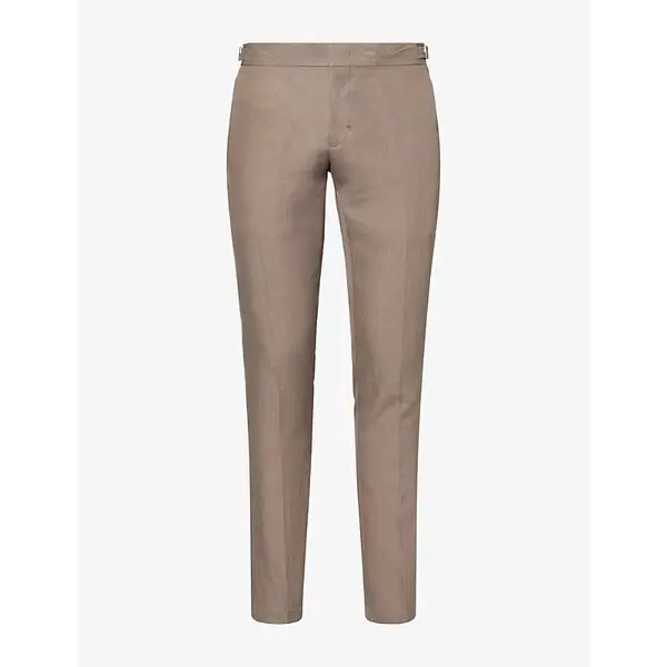 Orlebar Brown Griffon Tapered-leg Linen Trousers