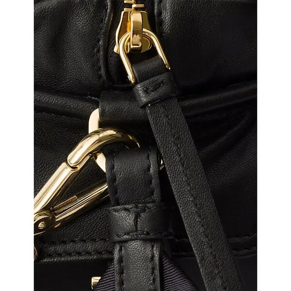 Prada Explore Leather Cross-body Bag - Black