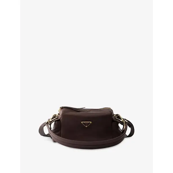 Prada Explore Leather Cross-body Bag - Brown