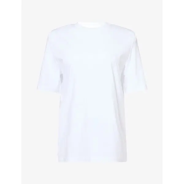 THE FRANKIE SHOP Carrington Cotton-jersey T-shirt - White