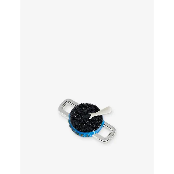 POUBEL Caviar Sterling-silver And Enamel Charm
