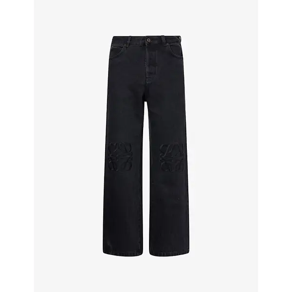 Loewe Anagram-embroidered Denim Jeans