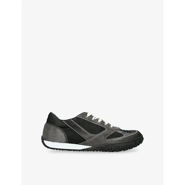 Givenchy Suede And Mesh Lace-up Trainers