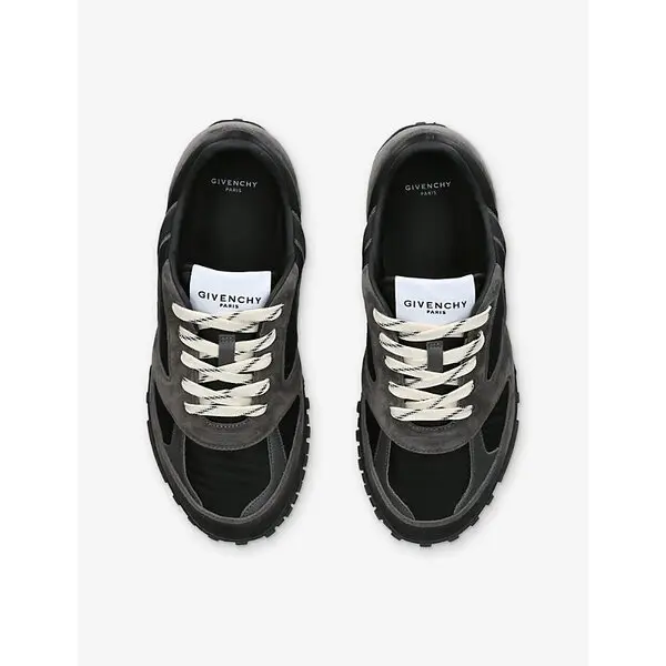 Givenchy Suede And Mesh Lace-up Trainers