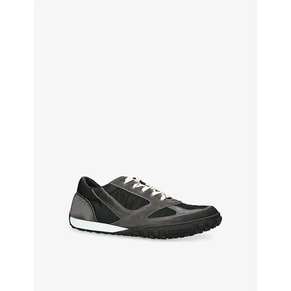 Givenchy Suede And Mesh Lace-up Trainers