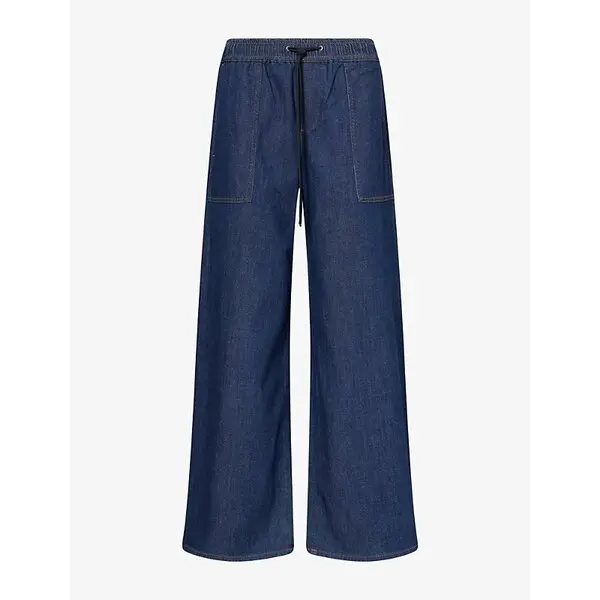 7 For All Mankind Utility Wide-leg Denim Trousers