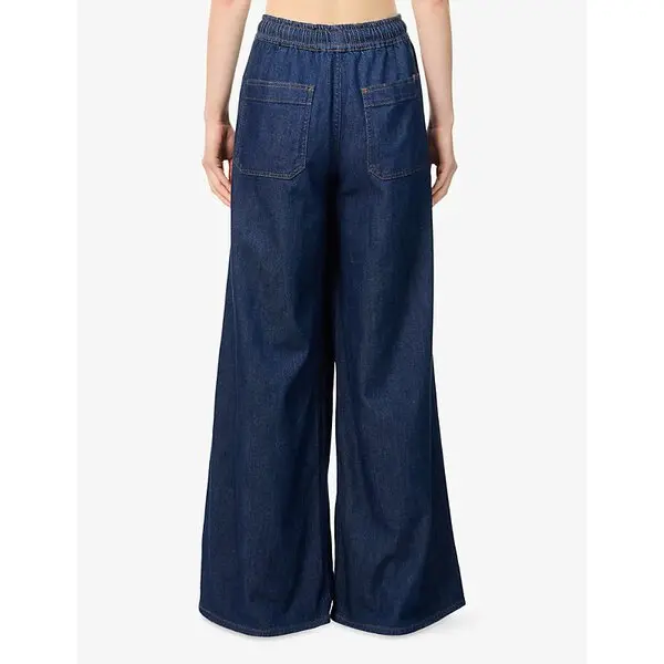 7 For All Mankind Utility Wide-leg Denim Trousers