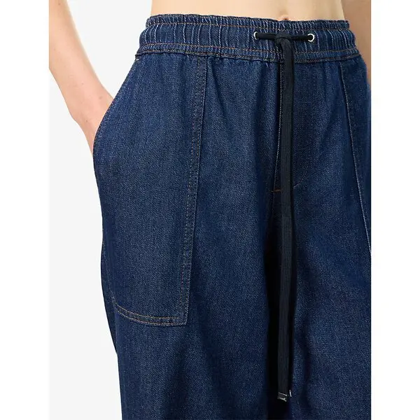 7 For All Mankind Utility Wide-leg Denim Trousers