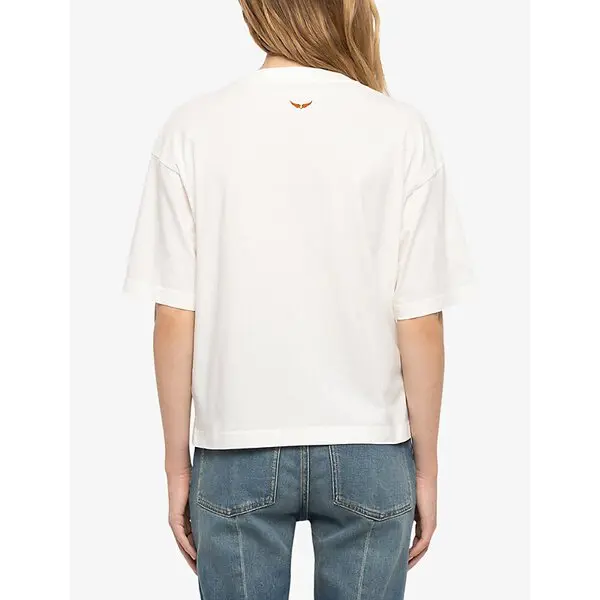 Zadig&Voltaire Taida Cotton-jersey T-shirt