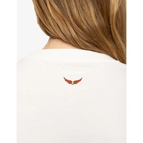 Zadig&Voltaire Taida Cotton-jersey T-shirt
