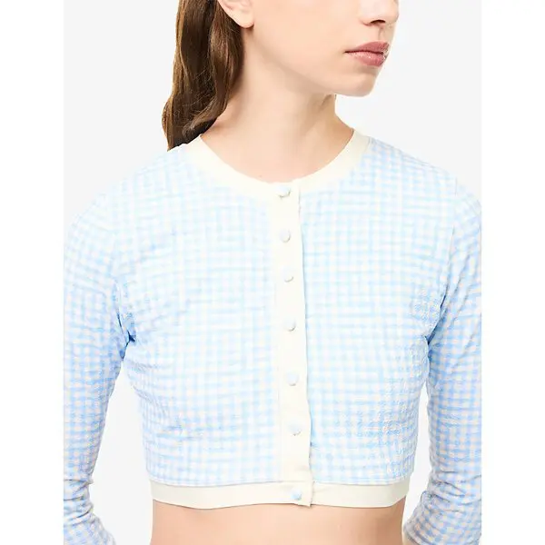 Monday Swimwear Crete Cropped Swim Cardigan