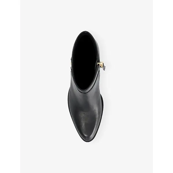 DUNE Pagety Heeled Leather Ankle Boots