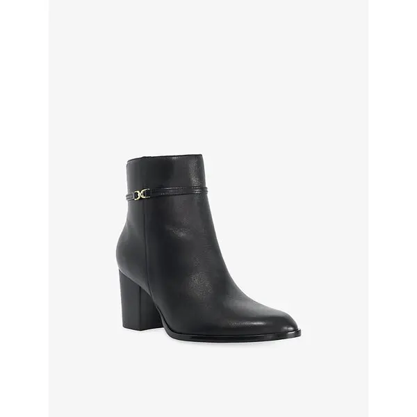 DUNE Pagety Heeled Leather Ankle Boots
