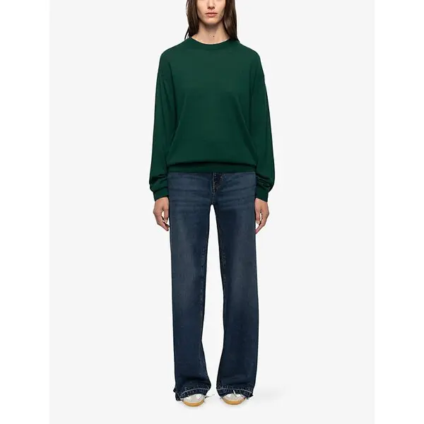 Zadig&Voltaire Swyna Logo-embroidered Jumper