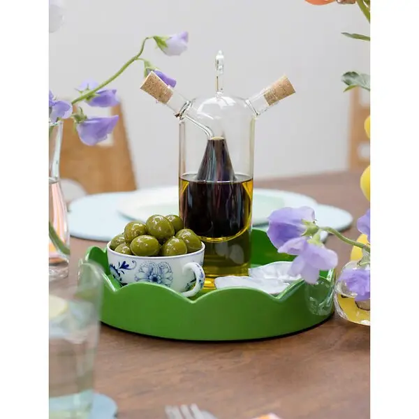 ADDISON ROSS LONDON Small Round Scallop Tray