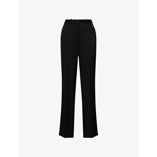 Theory Tailored Crepe Straight-leg Trousers