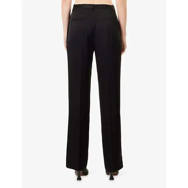 Theory Tailored Crepe Straight-leg Trousers