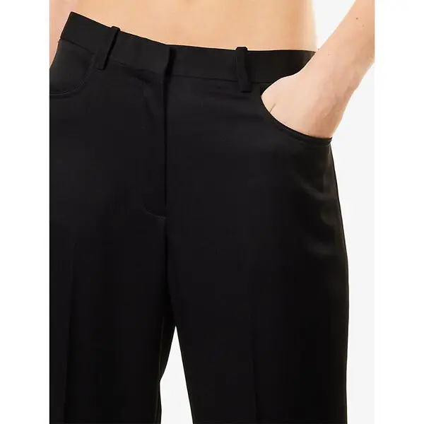 Theory Tailored Crepe Straight-leg Trousers
