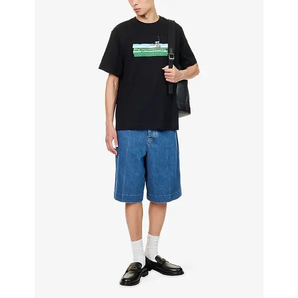Burberry Maze Relaxed Cotton-jersey T-shirt