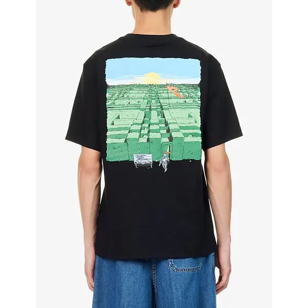 Burberry Maze Relaxed Cotton-jersey T-shirt