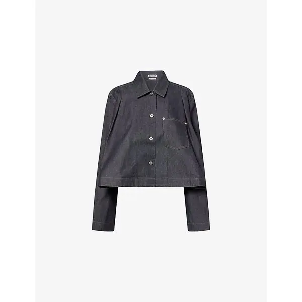 JW Anderson Flared Hem Denim Shirt