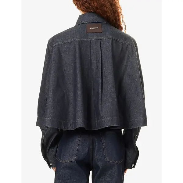 JW Anderson Flared Hem Denim Shirt