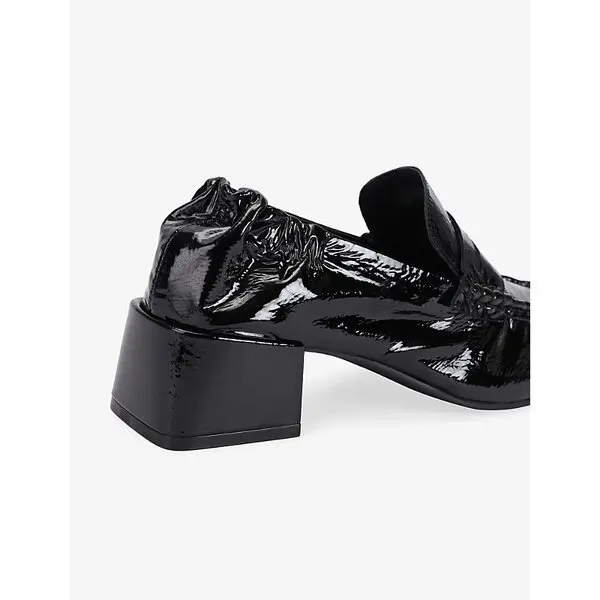 Steve Madden Estee Patent Leather Heeled Loafers