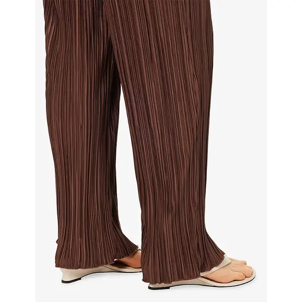 4TH & RECKLESS Plissé Woven Trousers