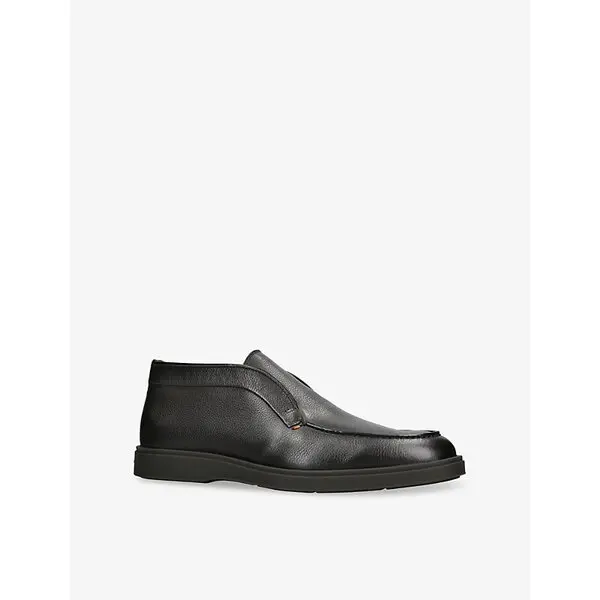 Santoni Detroit Leather Loafers