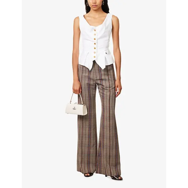 VIVIENNE WESTWOOD Monday Asymmetric Cotton Top
