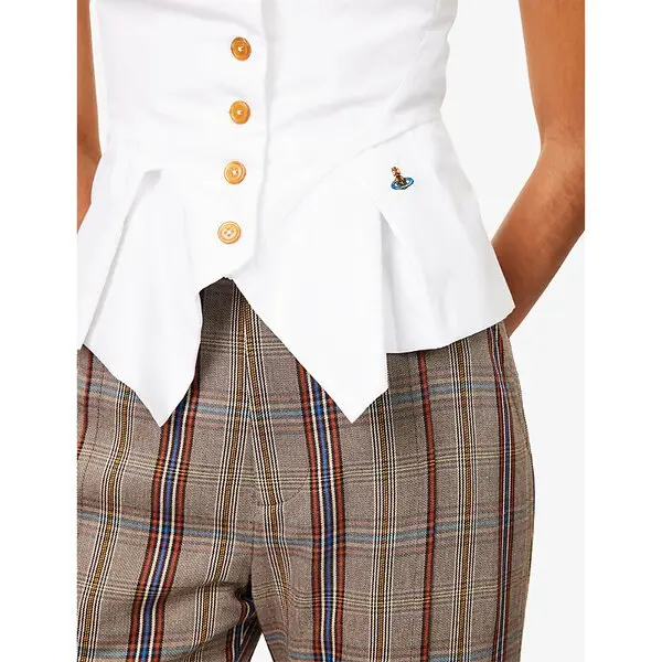 VIVIENNE WESTWOOD Monday Asymmetric Cotton Top
