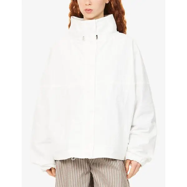THE COUTURE CLUB Funnel Neck Shell Jacket