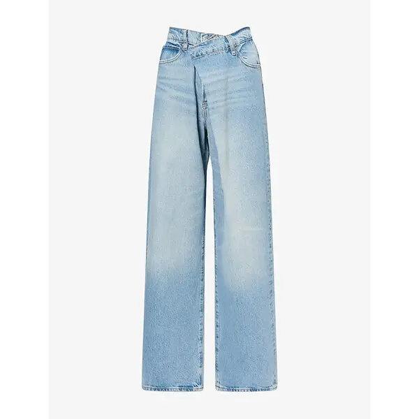 FRAME Crossover Loose-fit Wide-leg Jeans