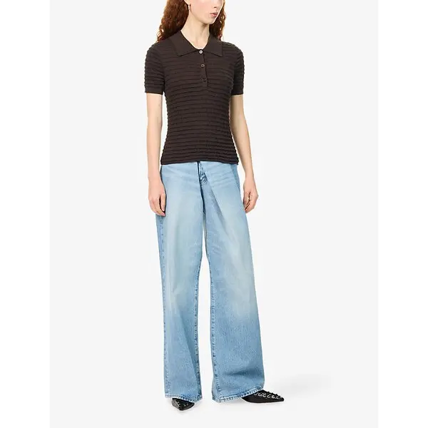 FRAME Crossover Loose-fit Wide-leg Jeans