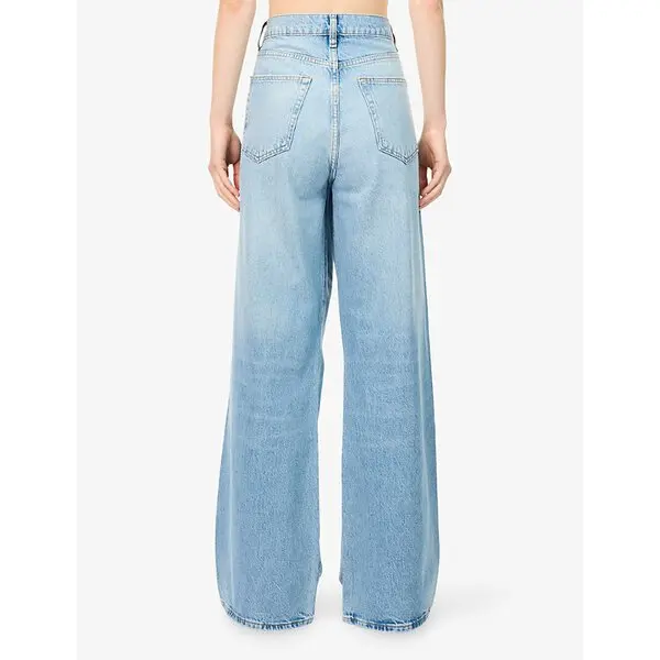 FRAME Crossover Loose-fit Wide-leg Jeans