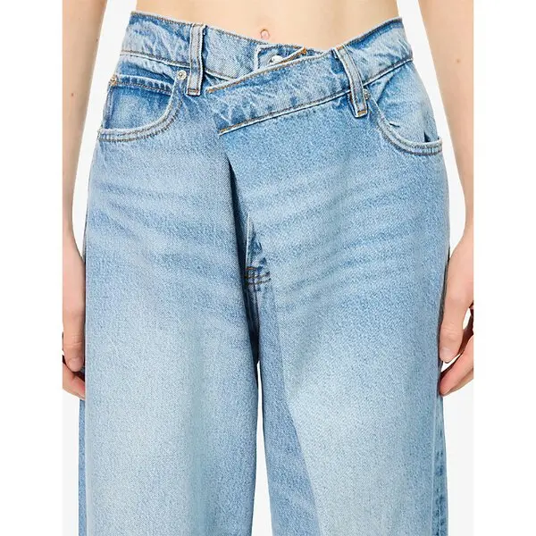FRAME Crossover Loose-fit Wide-leg Jeans
