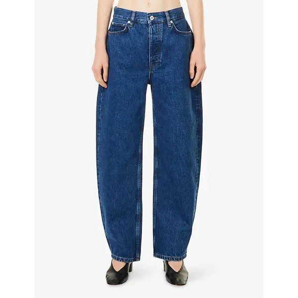 ANINE BING Fritz Barrel-leg Denim Jeans