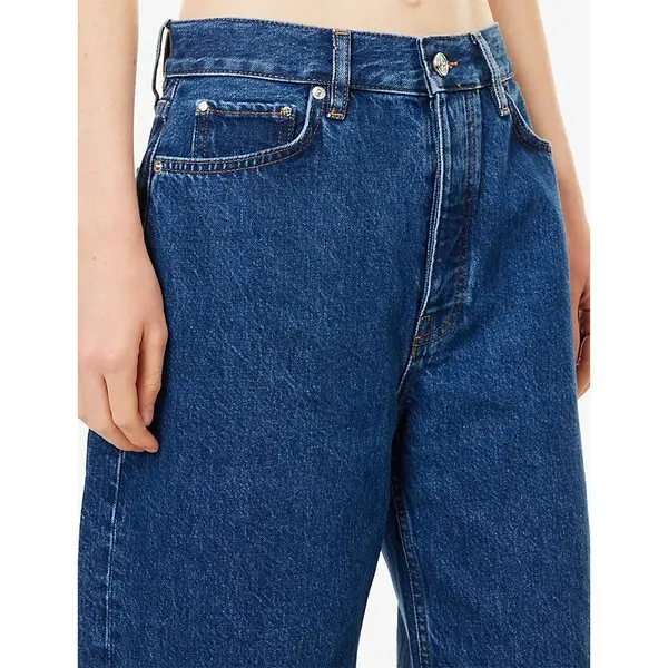 ANINE BING Fritz Barrel-leg Denim Jeans