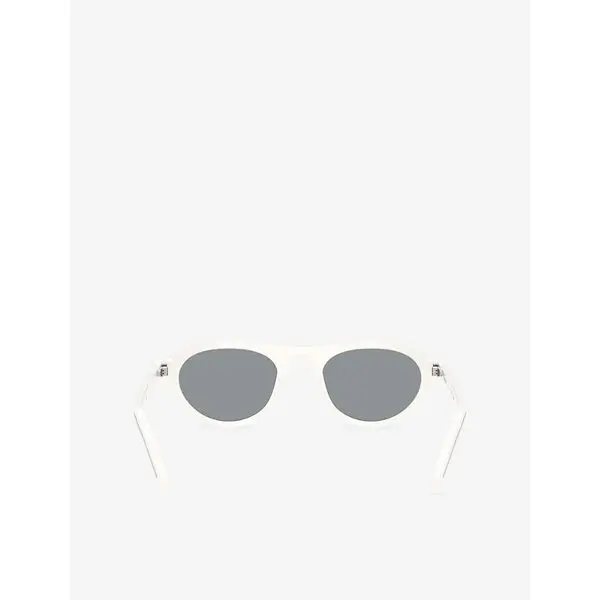 Prada Pr B15s Oval-frame Acetate Sunglasses