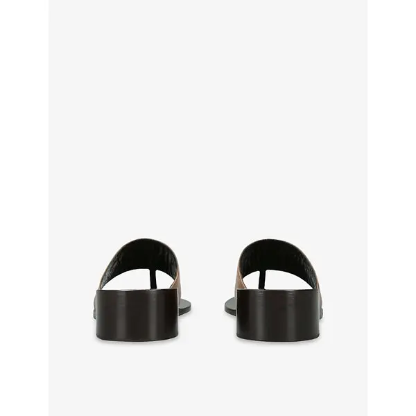 JUDE Lucille Leather Wedge Sandals
