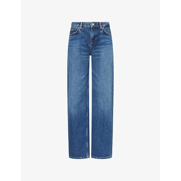 REFORMATION Charlee Straight-leg Denim Jeans