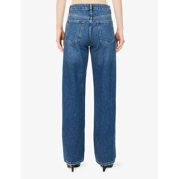REFORMATION Charlee Straight-leg Denim Jeans