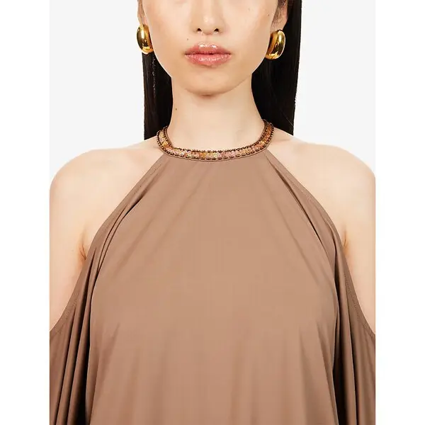 JADED LONDON Embellished Butterfly Cut-out Mini Dress