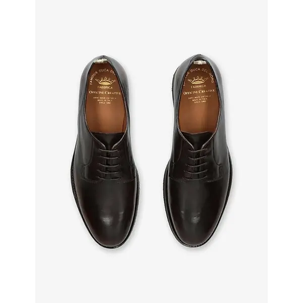 Officine Creative Bariton Leather Derby Shoes