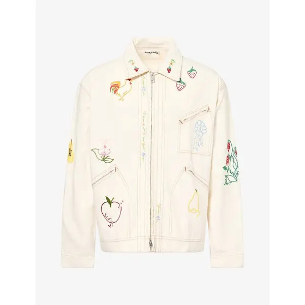 STORY MFG. Embroidered Denim Jacket