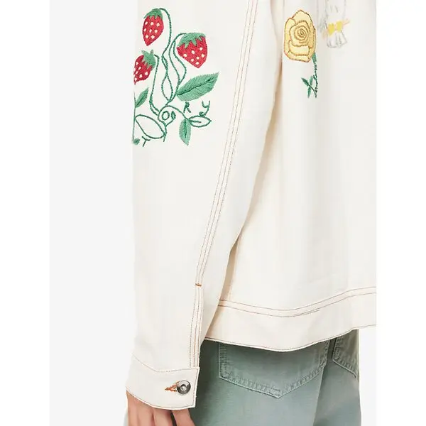 STORY MFG. Embroidered Denim Jacket