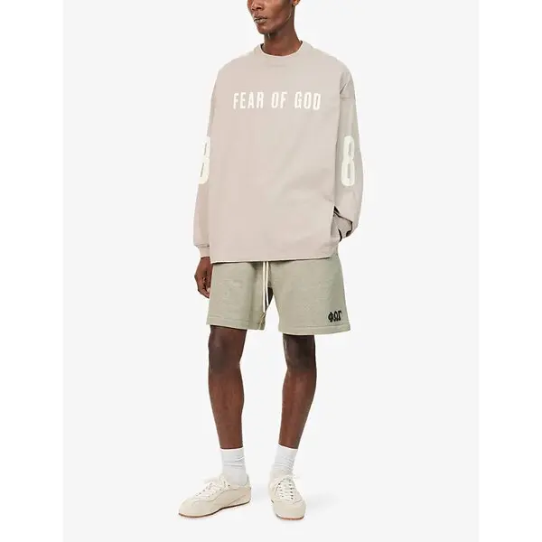 Fear Of God Merch Long-sleeve Cotton T-shirt - Seal